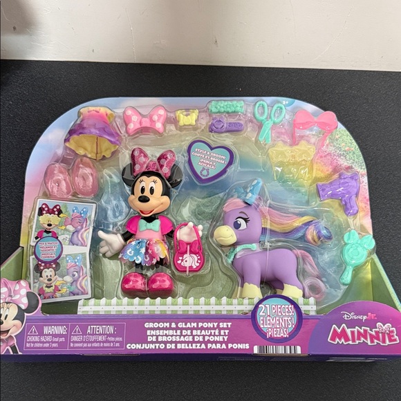 Disney | Toys | Disney Minnie Mouse Glam Pony Set Pink And Purple ...